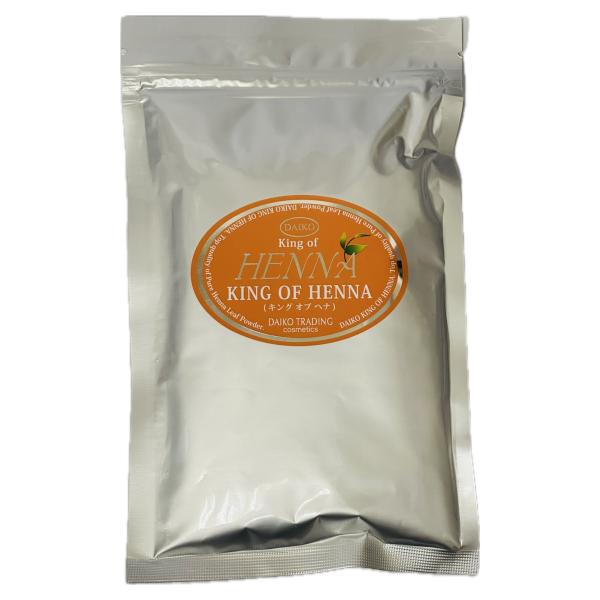 ダイコー キングオブヘナ(オレンジ) 100gダイコウ キングオブヘナ匠が日本人のために考案した超微粒子のヘナ。発色も良く深みのあるオレンジに仕上がります。ナチュラルヘナより粒子が細かく、塗りやすさ等、作業性に優れたナチュラルヘナの最高グレ...