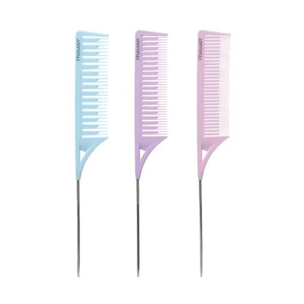 フラマー ドリームウィーバーコームセット 3本入 パステルFRAMAR DREAM WEAVER 3 PACK HIGHLIGHTING COMBS PASTEL3種類の異なるタイプのコーム。（3本セット）1mm幅、1.5mm幅、2mm幅で...