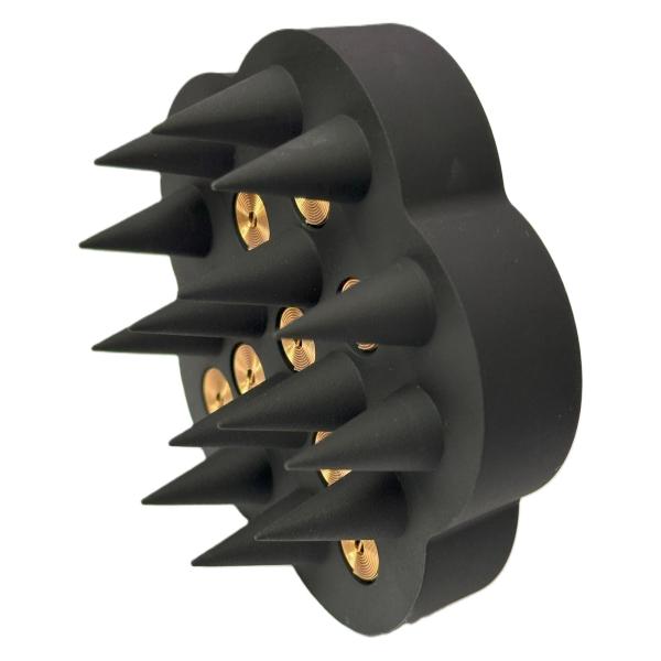 マイクロカレント プロ ザシャンプーブラシ GHA-G01G-ZERO COIL MICROCURRENT PRO THE SHAMPOO BRUSHG-ZEROコイルは電磁波や静電気を吸収して微弱電流を発生させます。シャンプーの泡の粒子を...