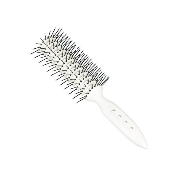 N.B.A.A.エアリアルスケルトンブラシ ソフト ホワイトブラシ面の全長は12段植毛でロングサイズに仕上げ、10列ハーフカールの約150度植毛に広げたことで、今までにない程のブラッシング範囲を可能にしました。究極の操作性を実現するために、...