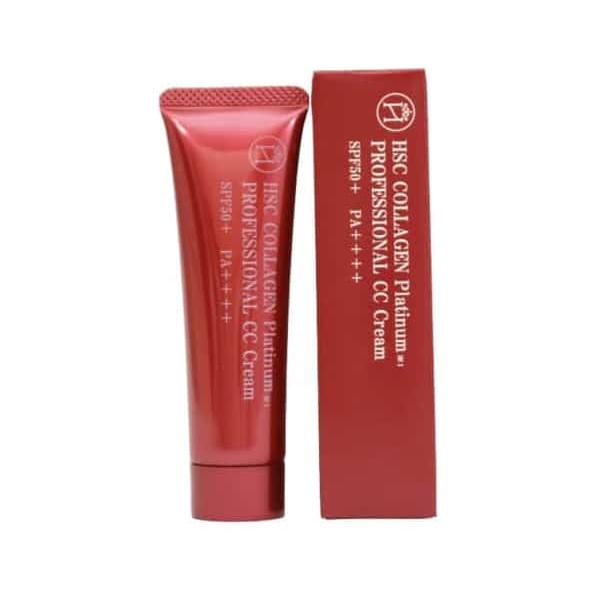 HSCコラーゲンプラチナムプロフェッショナル CCクリーム 30g次世代のCCクリームがリニューアル！美容液、日焼け止め、下地、ファンデーション、コンシーラーCCクリームの更なる進化！こだわりの美容成分配合プラチナでキュッと引き締め！日差し...