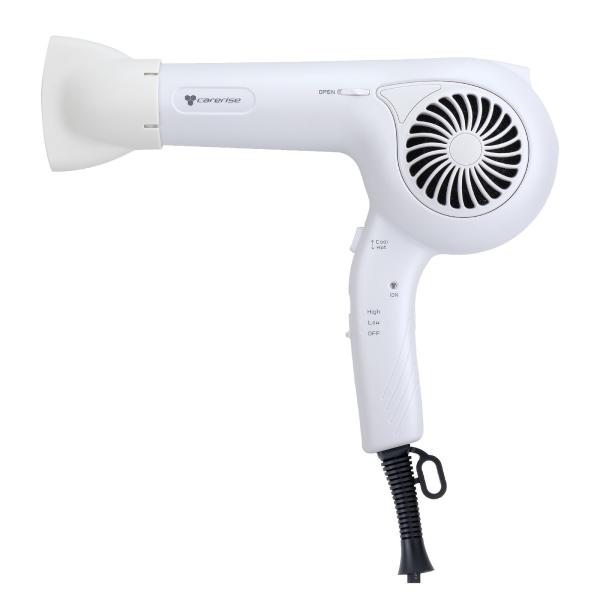 ケアライズ ヘアドライヤー TF-1208 ホワイトAmavilla carerise Hair Drier「ケアライズ　ヘアドライヤー（TF-1208）」はドライ時の摩擦と静電気を抑制し、イオンバランスを正しく保ちながら髪を乾かすことがで...