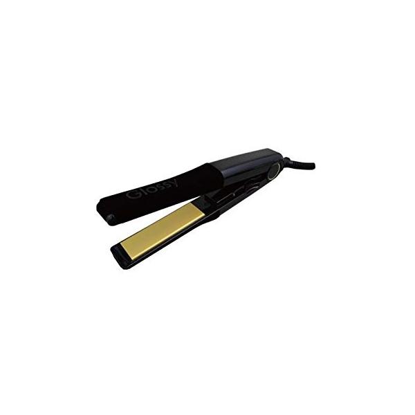 ストレートアイロン Glossy(グロッシー)滑り感、使用感がとても良いセラミックコーティング採用。髪への負担を抑えながらツヤ感のある美しい仕上がりに。セラミックから放出されるマイナスイオン・遠赤外線でキューティクルを保護しながらツヤのある...