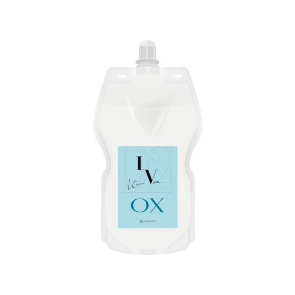 レブプロ オキシ02 ローション 1000gLVpro. OX 02 Lotion美しいストレートを持続させるOX2剤ローションタイプの過酸化水素リゾートフローラルの香り