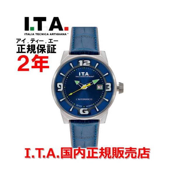 I.T.A.日本上陸10周年記念の自動巻モデル。世界限定500本の「オートマティコ」は、スペシャルボックスに収納され、スポーティな印象のラバー製ストラップが付属しています。