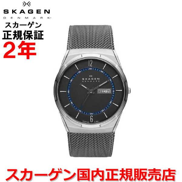 国内正規品 SKAGEN スカーゲン腕時計 ウォッチ 男性用 メンズメルビーチタニウム MELBYE TITANIUM グレー文字盤 灰 チタンブレスレットSKW6078軽量で耐久性の高いチタンケースに、メッシュストラップを合わせたモデル。