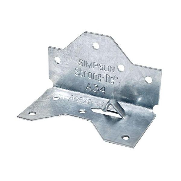 ☆新品。1個単品販売です。13時までの決済確定で当日発送致します。「商品情報」シンプソンa34 18 GAのフレーミング角度/コーナーブラケット交差するフレーム部材の接続小規模のメンバーにコンパクトなデザインブランド シンプソン (SIMP...
