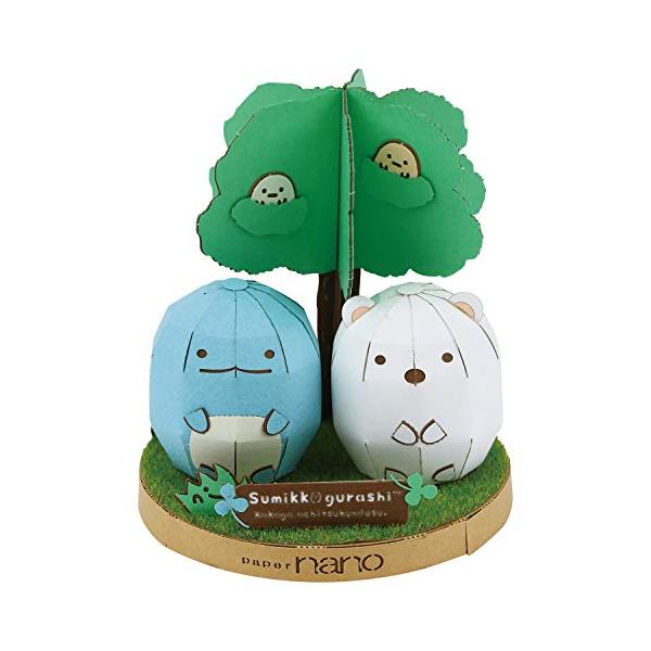 「商品情報」ペーパーナノのキャラクターラインに『すみっコぐらし』が登場。製作時間はおよそ1時間。簡単に立体作品が出来上がるシリーズですので、初めてペーパークラフトを作る方にもおすすめです。レーザー加工により細かくカットされた部品シートは、手...