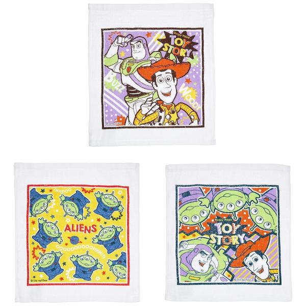 「商品情報」説明ウッディやバズ達が大活躍 トイ・ストーリー おしぼりタオルお食事の時などにあると便利なおしぼりの3枚セット遠足や運動会などの行楽にも最適普段使いのハンカチとしても便利「主な仕様」サイズ:縦32×横29cm素材・材質:綿100...