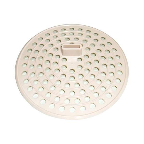 「商品情報」タイル式お風呂の金属性の排水口目皿（ヘアキャッチャー）に取り付けるだけで、髪の毛が排水口に流れ込んだり目皿に絡まないで、髪の毛が簡単にポイッと捨てられて、ずーっと使える（使い捨てでない）「髪の毛とんとんポイ」金属性目皿は目が粗い...