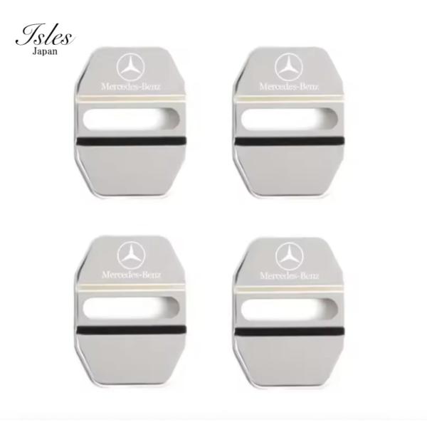 「商品情報」「主な仕様」【対応車種】：メルセデスベンツほぼ全車種通用 （CLS・Rクラスなど一部のお車には適合しない車種がございます。実車のドアロック部分の形状と寸法（縦69mm×横50ｍｍに適合)をご確認いただいてからご購入いただけますよ...