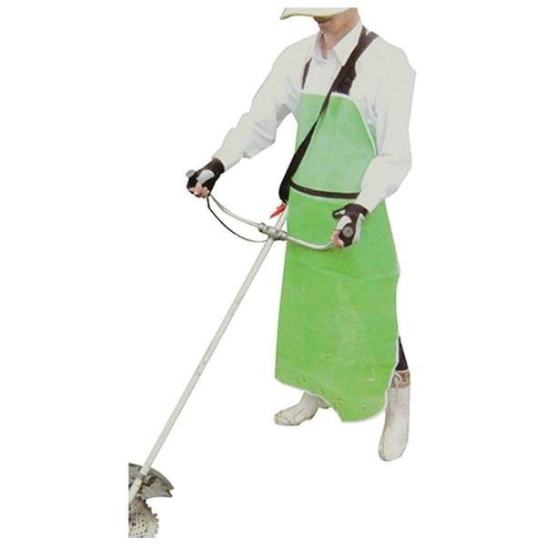 「商品情報」メッシュ素材のためムレにくく快適に刈払作業を行うことができる【用途】刈払用保護具【特徴】・軽量・大きめサイズで楽に動ける・コシのある素材で飛び跳ねる草や小石をシャットアウト・ベルトは脱着しやすいワンタッチバックルを採用「主な仕様...