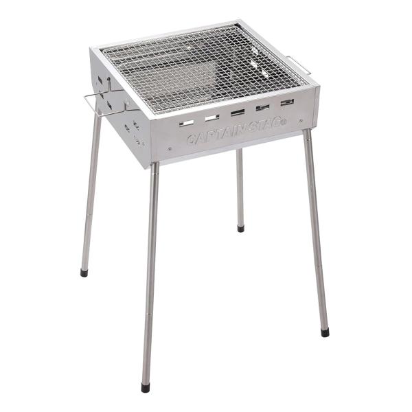 「商品情報」2〜4人の少人数のバーベキューに最適なサイズ。場所を取らず気軽にバーベキュー。少人数小スペースのバーベキューに最適。焚き火台としても使用可能。ハイ60cm・ミドル40cm・ロー30cm 3段階の高さで使用可能。スッキリ収納できる...