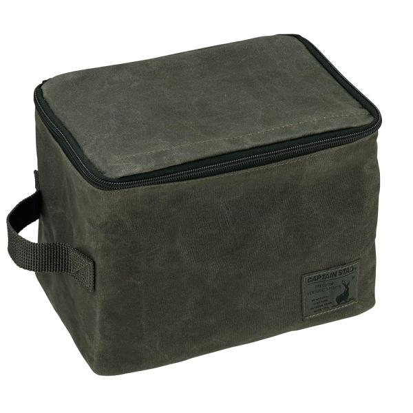 「商品情報」キャプテンスタッグ【帆布バッグ】シリーズ!角型アルミクッカーのケースに最適。(別売り)丈夫な収納ケース。角型クッカー(別売)にぴったりなケース。他に小物入れとしても使えます。内側には便利なメッシュポケット付き。材質:綿原産国:中...