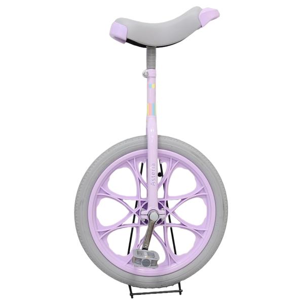 「商品情報」ポップでキュート、かわいいデザイン。キャプテンスタッグの一輪車アステリアが限定カラーで登場。誕生日やクリスマスプレゼントに。組立不要で届いたらすぐに遊べる。ペダルも取り付け済みです。保管に便利なスタンド付き。【選べる固定方式】ロ...