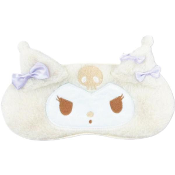 「商品情報」【色】クロミ【サイズ】約H10×W21cm素材：[本体]ポリエステル100%【リラックスタイムに最適】サンリオキャラクターのデザインが入ったホワイトカラーのアイマスク。就寝時や休憩中に心地よいリラックスをサポートします。【やさし...