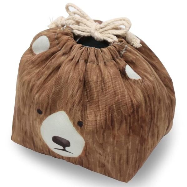 「商品情報」かわいい動物のおかおのお役立ちランチ巾着。内側はアルミ縫製で保冷剤と一緒に使えます。かわいい動物たちがあなたのランチタイムに彩りをお届けします！親しみやすい動物のおかおのお弁当巾着です。学校や会社にもって行くのにもOK!親子や友...