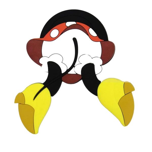 「商品情報」穴を覗いたディズニーキャラクターたちの後ろ姿がモチーフです「主な仕様」サイズ：約W9.9 D4 H10.7
