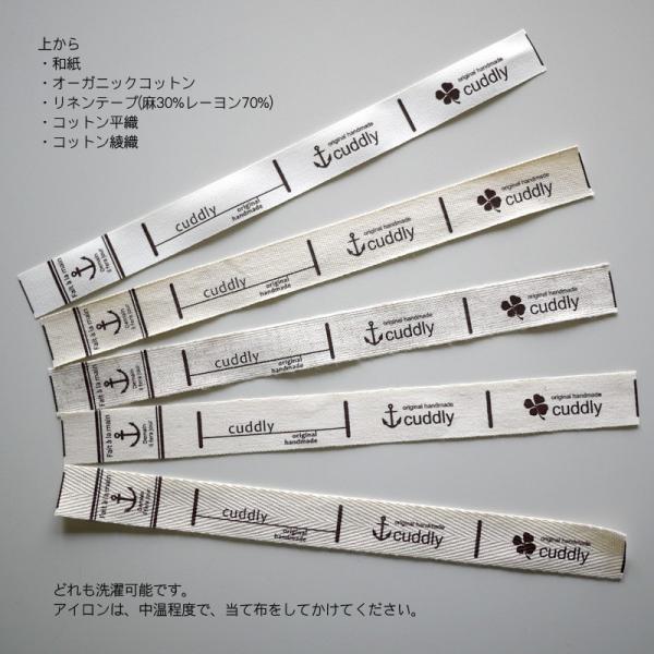 枚数 ： 20枚 サイズ ： ひとつのデザインのサイズは画像をご参照ください。※縫い代は5mm〜10mm程度 好きな幅を織り込んで使用してください。 素材 ： ・和紙・オーガニックコットン・リネンテープ(麻30%レーヨン70%)・コットン平...
