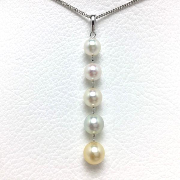 【発売日：2025年07月15日】送料無料 イソワパール イソワ 磯和パール 磯和真珠 磯和 　たいへん美しいペンダントトップです。アコヤ真珠の5つの珠が、動きにつれて可愛く揺れます。大変素敵です。強くお薦め致します。