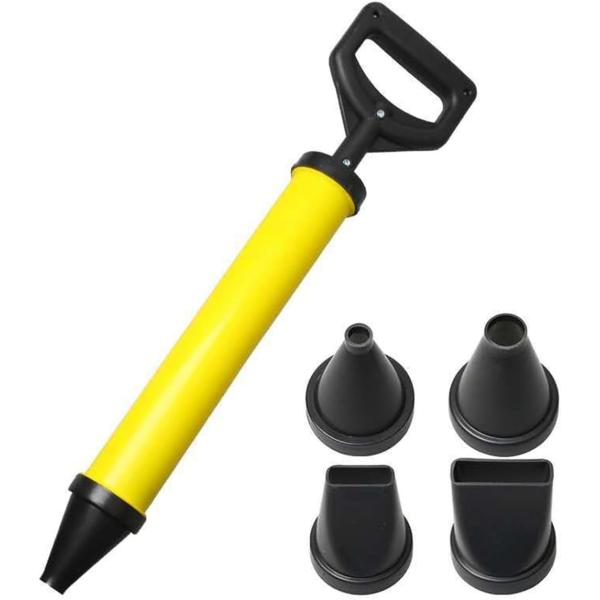 モルタルガン ノズル4種セットガンタイプだから、簡易で手軽に使える手動のモルタルポンプです。筒状のボディにモルタルを入れ、ハンドルを押し込むことでモルタルを充填できます。・コンクリート建築の構造体の補強修理・ひび割れ補強・下水道工事・床版充...