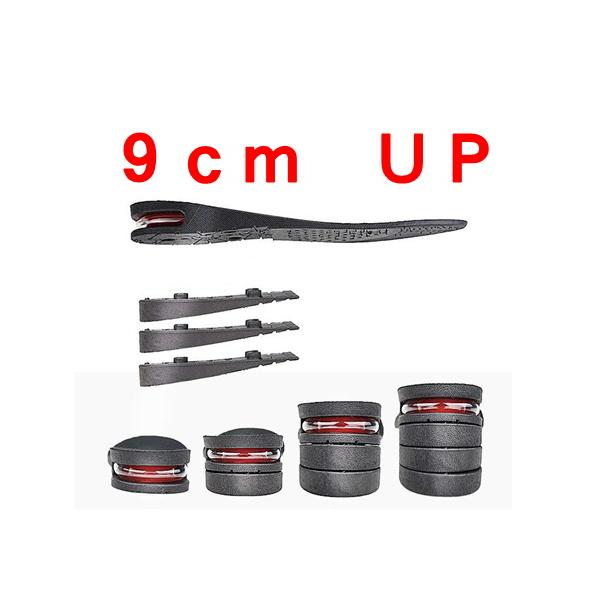 普段履いている靴の中にそっと入れて高身長になれるアイテムです。スニーカー・革靴・ブーツ・バイクシューズ・長靴　どんな靴にも対応！・自分の好みの身長に合わせることができます。1段で3cm2段で5cm3段で7cm4段で9cm28cmサイズのイン...