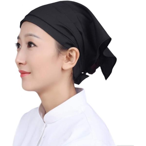 【男女子供兼用】マジックテープで三角巾のサイズが簡単に調節出来ます。年齢性別問わず誰でも使える三角巾です。頭囲52ｃｍ以上の子供にも使用できます。サイズ：頭囲52〜62ＣＭ喫茶店、軽食、カフェ、飲食店、BBQ、自宅、業務用としてもいいです。...