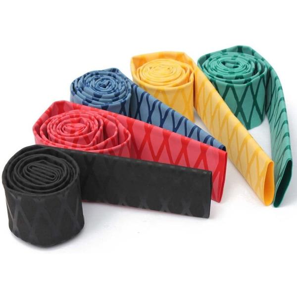 ＜サイズ＞内径φ15,18,20,22,25,28,30mm長さ1ｍ＜カラー＞ブラック,レッド,イエロー,ブルー,グリーン＜材質＞材質：PE＜仕様＞長さ方向に若干収縮します(8%以下)収縮開始温度：+ 60℃完全収縮温度：+ 105℃熱収縮...