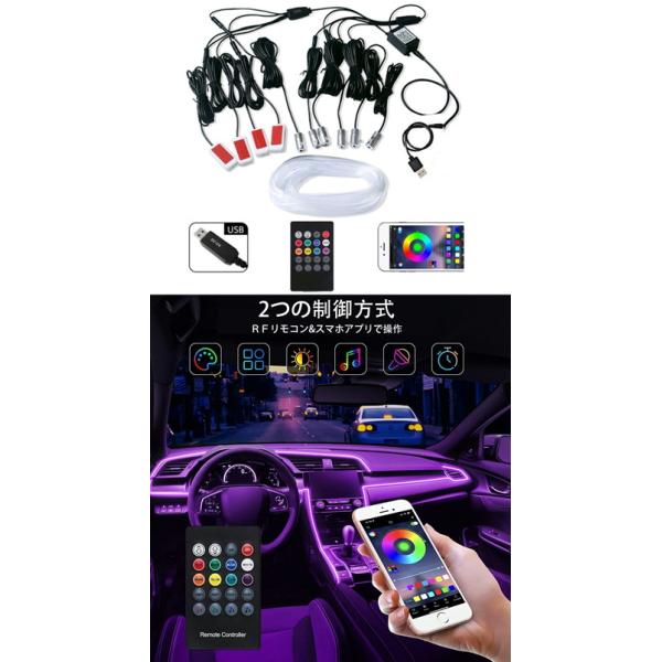 【多機能なアンビエントライト】 無限調色と無段階調光機能があり、お好みで調整可能です。リモコン&amp;スマホアプリでカラーやライト明るさ、点灯モードの変化など手軽な操作が可能です。また、アンビエントライトに音声センサーが内蔵され、音反応モ...