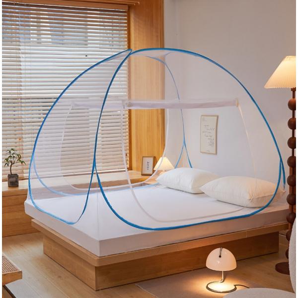 ●布団が2枚敷ける大判サイズシングルサイズの布団を2枚敷くことができます。兄妹、親子でのご使用にもおすすめです。●パッと広げられるワンタッチ式収納バックも付いているので保管にも便利●底面ネットで虫の侵入を防ぐ底面にも網があり、ムカデやゴキブ...