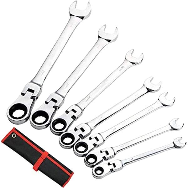 クロムバナジウム鋼高品質のクロムバナジウム鋼を鍛造し熱処理技術を採用して高硬度、トルク、靭性および耐久性が実現します180度フレックスヘッド首振り式なので狭い場所でも作業性が抜群です。フレックスヘッドを採用して、送り角度5°を実現して、自由...