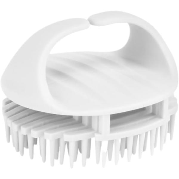 【人間工学に基づいた設計】頭皮マッサージシャンプーブラシには110本の高密度ブラシの歯が付属しており、長さは約20mmで、簡単に頭皮の奥まで届き、洗髪効果を最大限に発揮します。吊り下げ可能なハンドルと滑り止めの溝は、人間工学に基づいて設計さ...