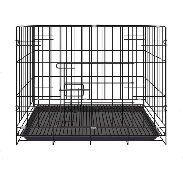 床面 すのこあり　タイプ　取り出し可能トレイだからお手入れ楽々！出入口が２ヶ所あるので置き場所を選びません。工具不要で組み立て簡単/所要時間は約1分！折りたたみ隙間に収納可能。場所をとりません。ツマミを上げてスライドするだけでスムーズに開閉...