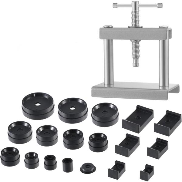 腕時計メンテナンスの必需品、裏蓋を自分で簡単に閉じるための裏蓋閉め機です。自分で時計の裏蓋を閉められるに役に立ちな工具です。腕時計メンテナンスの必需品 裏蓋閉め機でございます。修理や電池交換の際、裏蓋を自分で簡単に開ける、閉じるため工具セッ...