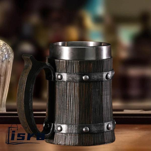 説明:[大容量設計]: この木製樽ビールジョッキは600mlの大容量を誇り.頻繁に補充する必要なくお気に入りの飲み物を楽しむのに最適です.使いやすいデザインで.便利な飲酒体験を保証します. [高品質の素材]: ヴィンテージデザインのビールカ...