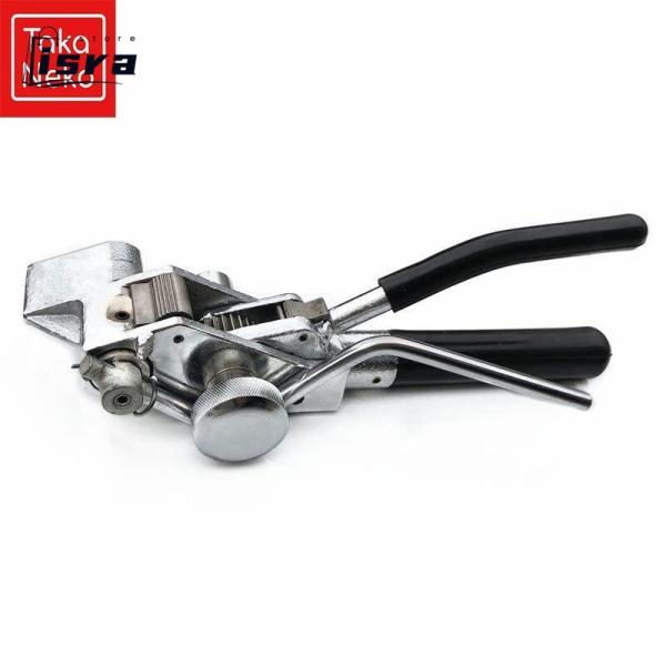 【適用範囲】幅25mm、厚さ1.2mm以下の真鍮/鉄/アルミニウム/ステンレススチール製ケーブルタイに適します。&amp;lt;br&amp;gt;&amp;lt;br&amp;gt;【締め付け機能と切断機能2 in 1】：ハンドルを引き下...