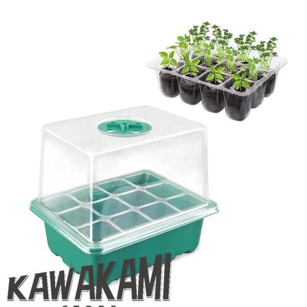 サイズ：19*14.5*16.5cm【発芽率の向上】各セルは十分な間隔のセルは、混雑を防ぎ、少ないスペースでより多くの苗を可能にします。 【育苗ポット】育苗ポット透明カバーは一般品より3cmぐらい高くし、多くの種の発芽や成長条件合わせる。 ...