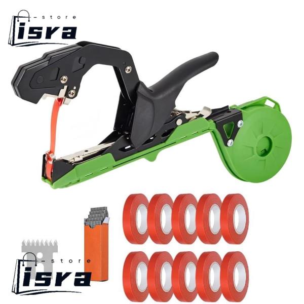 【時間と省力化】従来の手結びと比較して、工場のタイマシンは、手結びの3 ~ 4倍の作業を完了することができ、園芸作業時間を大幅に短縮し、労働強度を低減し、貴重な時間と人件費を節約します。結束機で結び目を結ぶのに2秒、手で結び目を結ぶのに6?...