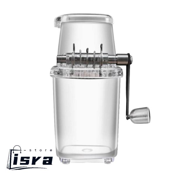 【操作は簡単】一体型のステンレス製アイスクラッシャーは、厚さの異なる角氷に合わせて作られています。上の容器に角氷を追加し、次に蓋を上に置き、角氷が好きなだけ押しつぶされるまで作業ハンドルを回転させ始めるだけです。【内部構造がクリア】手動製氷...