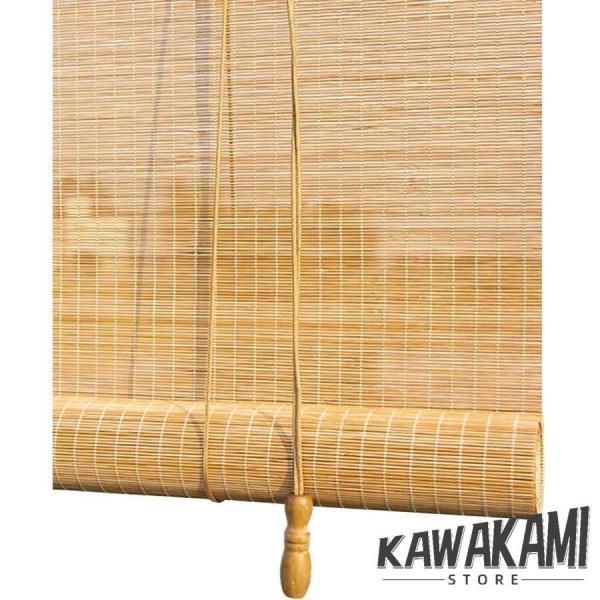 竹 すだれ 竹簾ーテン 竹カーテン 竹ローラーシェード 屋外屋内 光フィルタリング キッチンオフィスパティオ用の換気カーテン