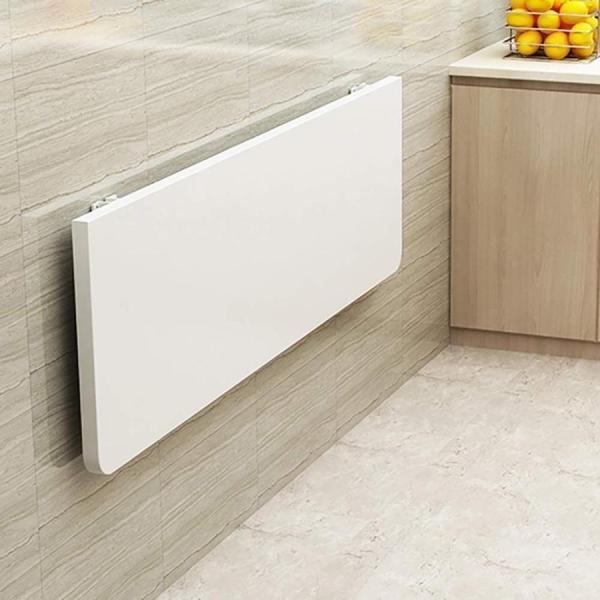 ? 頑丈な構造：当社のウォールマウントコンピュータデスクは高品質のMDFでできており、日常の使用に十分な頑丈さと強度を備えています。頑丈な金属製ブラケット、荷重80kg。? 省スペース：壁に取り付けられた折りたたみ式のデザインにより、コンピ...