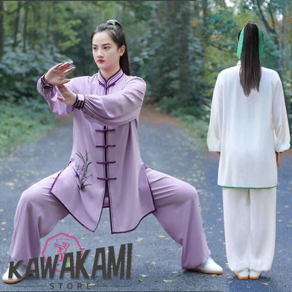 商品名太極拳 ウェア 簡単な包装、ご了承ください色 パープル・ホワイトサイズ XS-2XL 素人採寸若干の誤差がある場合がございます。素材 ポリエステルご了承いただきたいこと ※サイトに掲載の商品は、撮影の環境とモニター環境により、実際の物...