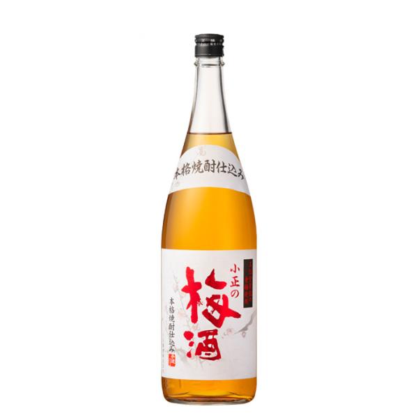 容量：1800ml×1メーカー名：小正醸造（株）Alc度数：14%原材料：梅実・本格焼酎（麦・米・芋）・糖類・蜂蜜容器：瓶色・味わい：