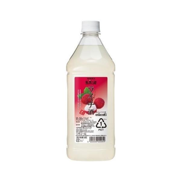 容量/入数：1800ml×1本メーカー名：Alc度数 ： 15％容器 ： ペットボトル原材料 ： 香料、酸味料、甘味料（アセスルファムＫ、スクラロース）味わい ： ライチ果汁の華やかな香り、口に広がる爽やかな甘みとほどよい酸味、すっきりとし...