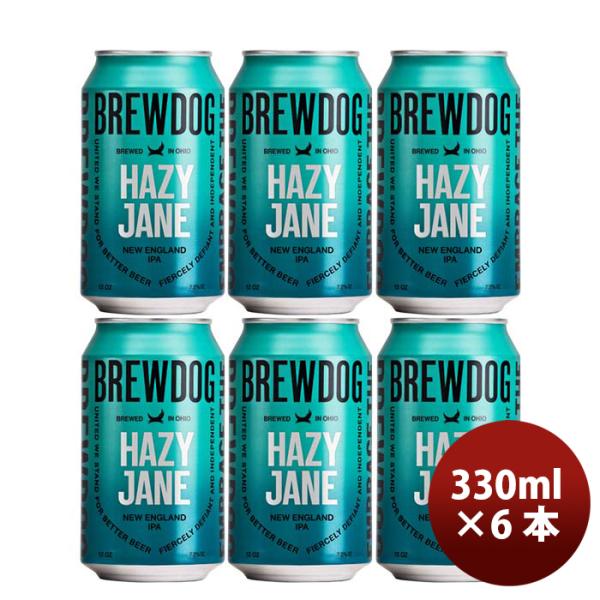 容量/入数：330ml×6本メーカー名：BREWDOGAlc度数 ： 5%国（産地 AOP) ： イギリスビールのタイプ ： ヘイジーIPA原材料 ： 麦芽・ホップ備考 ：