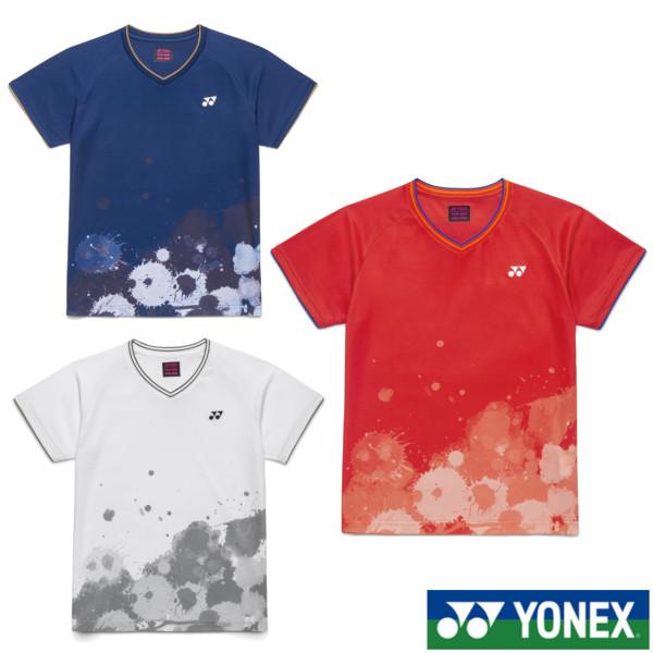 ■品番：20985■カラー：オレンジ(005)ホワイト(011)ダークネイビー(554)■サイズ：SS・S・M・L・O・XO■素材：ポリエステル100％■中国製■機能：UVカット、吸汗速乾、制電※日本バドミントン協会審査合格品※UNI・WO...