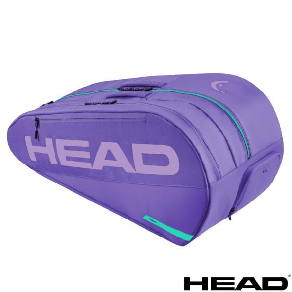 TOUR RACQUET BAG L は、鮮やかなデザイン、新しい生地、アップグレードされた機能性を特徴とするラケットバッグで、最大9本のラケットを収納できます。このバッグは、ヘッド（HEAD）のツアーシリーズの一部であり、機能性とスタイル...