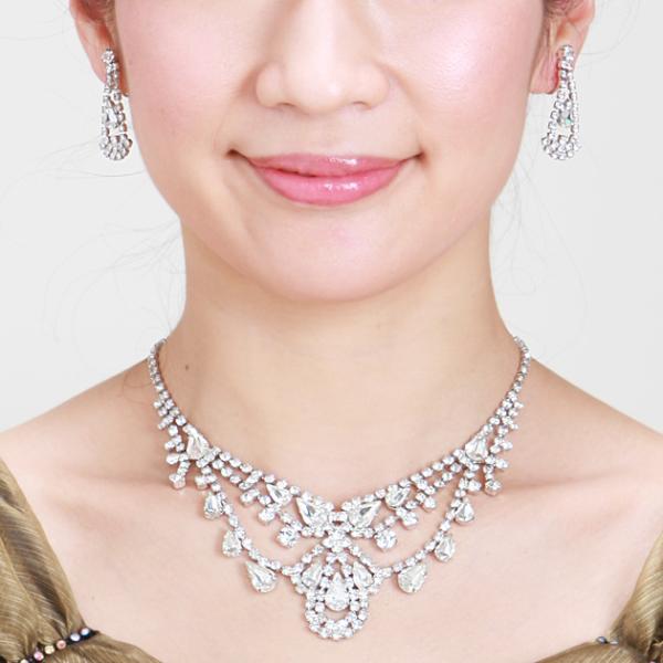 商品番号:FBMNE08【ネックレス＆イヤリング　レンタル】■ 品質：シルバー■ サイズ（約）：ネックレス/37cm　アジャスター/6cm　イヤリング/3．5cm※商品の色につきましては、お客様のご覧になられますパソコン機器及びモニタなどの...