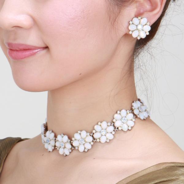 商品番号:FBMNE49【ネックレス＆イヤリング　レンタル】■ 品質：ミルキーストーン■ サイズ（約）：ネックレス/30cm　アジャスター/6cm　イヤリング/2cm※商品の色につきましては、お客様のご覧になられますパソコン機器及びモニタな...