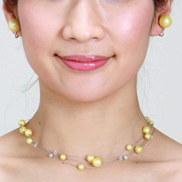 商品番号:FBMNE54【ネックレス＆イヤリング　レンタル】■ 品質：パール/クリスタル■ サイズ（約）：ネックレス/40cm　アジャスター/6cm　イヤリング/1cm※商品の色につきましては、お客様のご覧になられますパソコン機器及びモニタ...